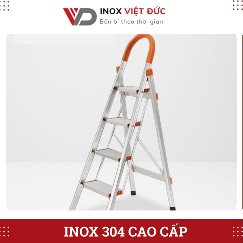 Bảng Báo Giá Thang inox 304 | Thang xếp inox - Thang Rút