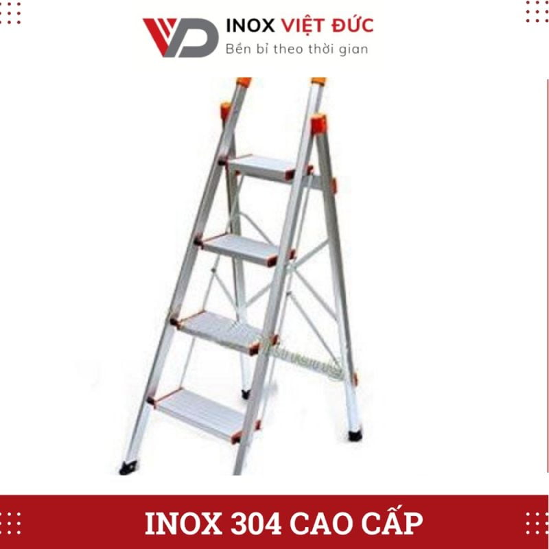 Bảng Báo Giá Thang inox 304 | Thang xếp inox - Thang Rút